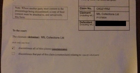 Parking Prankster: MIL Collections discontinue claim