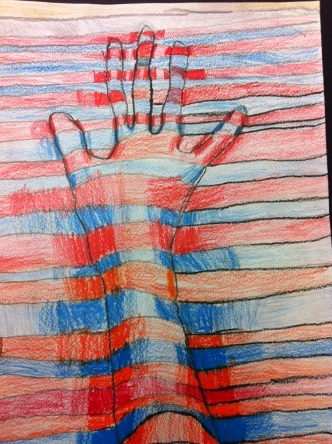Center School Art: Value Hand Drawings by Grade 4