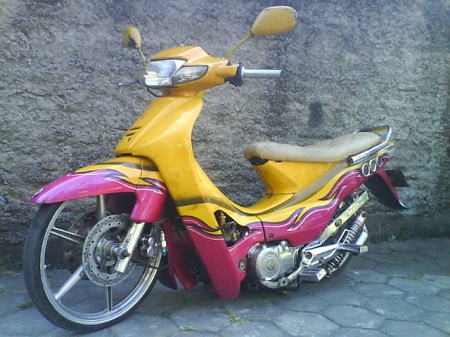 Honda Supra Ceper Modifikasi