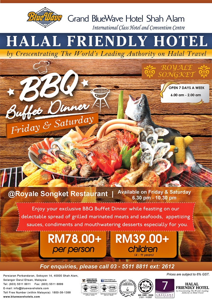 Follow Me To Eat La - Malaysian Food Blog: BBQ BUFFET DINNER At Royale ...