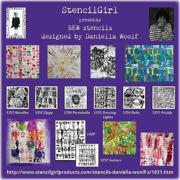 StencilGirl Talk: New Stencils for You! 6 designed by Andrew Borloz and ...