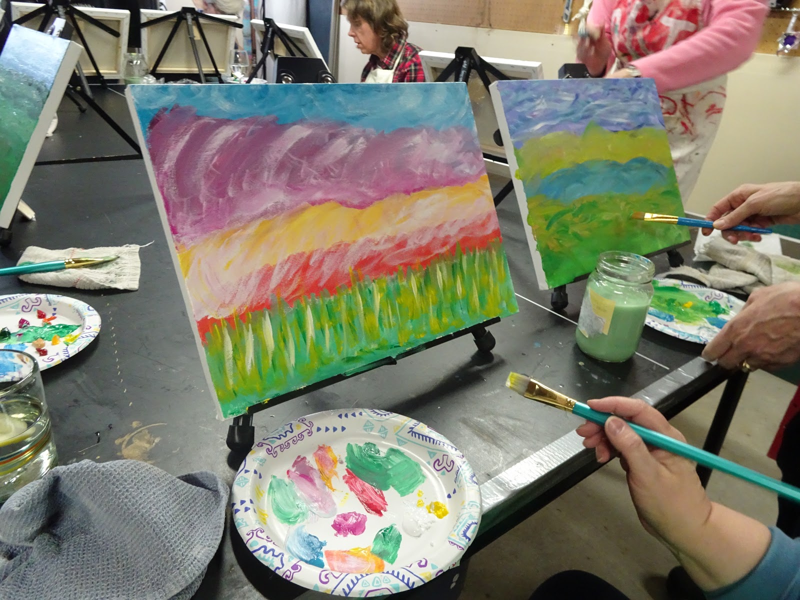 There's a Dragon in my Art Room: Using my Wolf Kahn lesson as ...