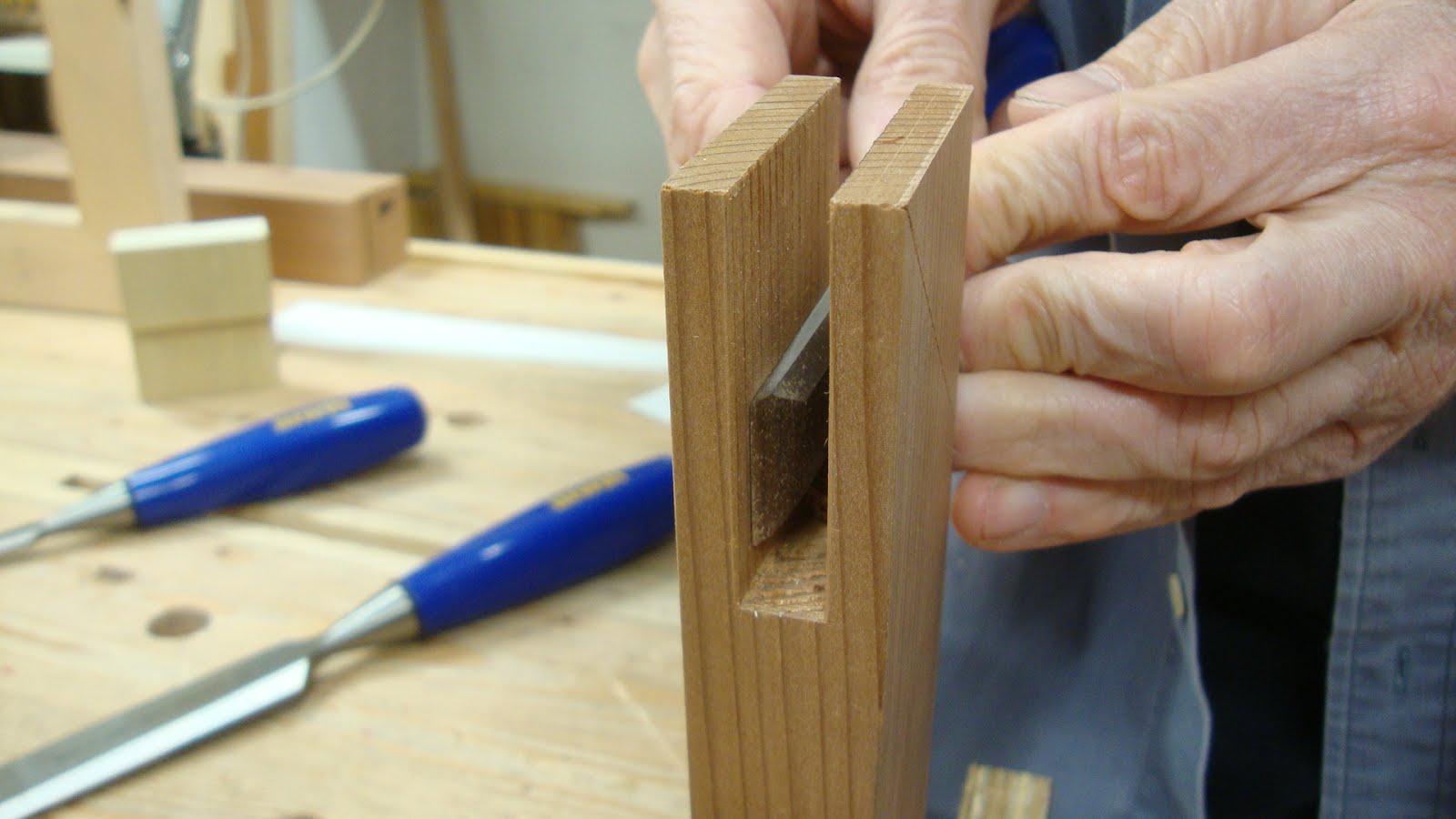 Woodworking in a Tiny Shop: Bistro Table, Part 2: Mitered Bridle Joints