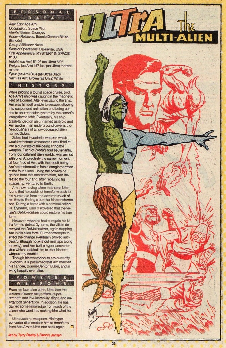 Supergirl Comic Box Commentary: Who's Who: Ultra The Multi-Alien & The ...