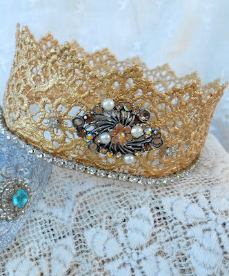 Lace Crowns -- Quick Microwave Method