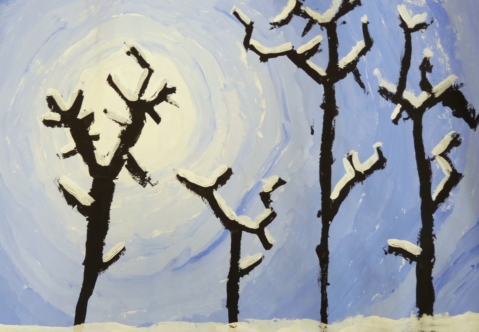Art. Paper. Scissors. Glue!: Winter Silhouettes