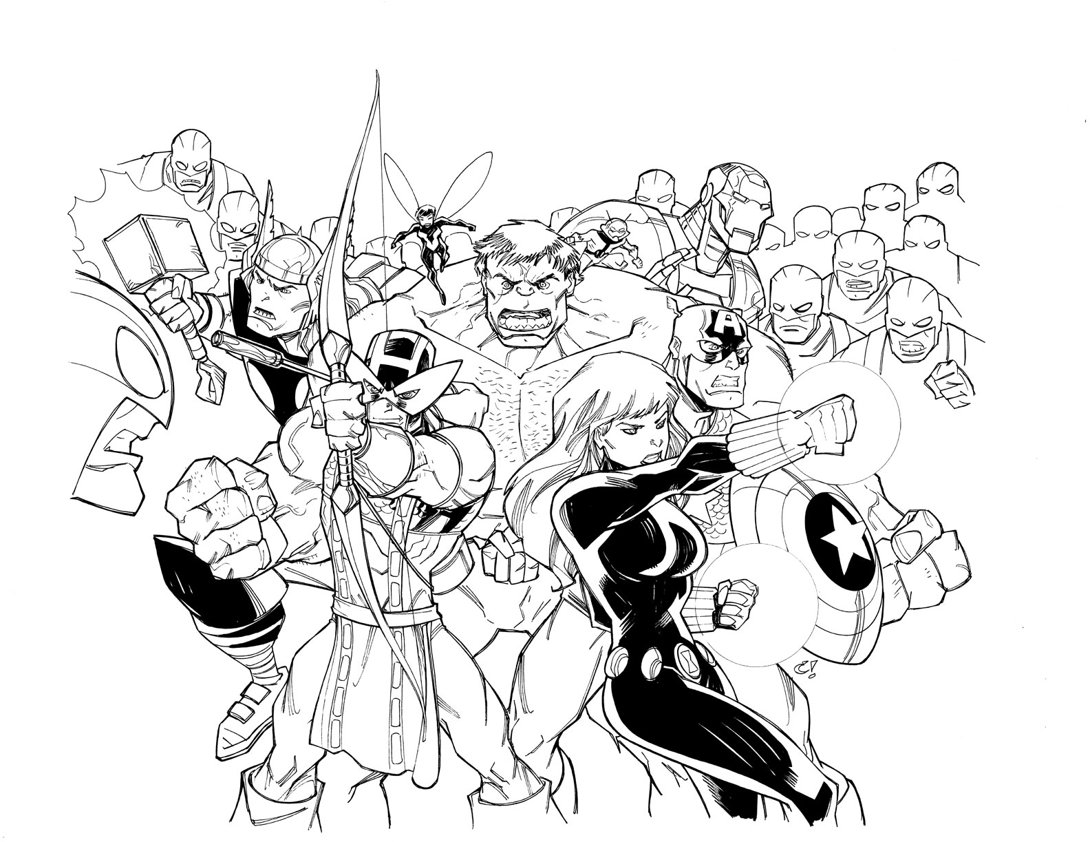 bliggity-'bloggity-bloo: another marvel magazine cover in progress...