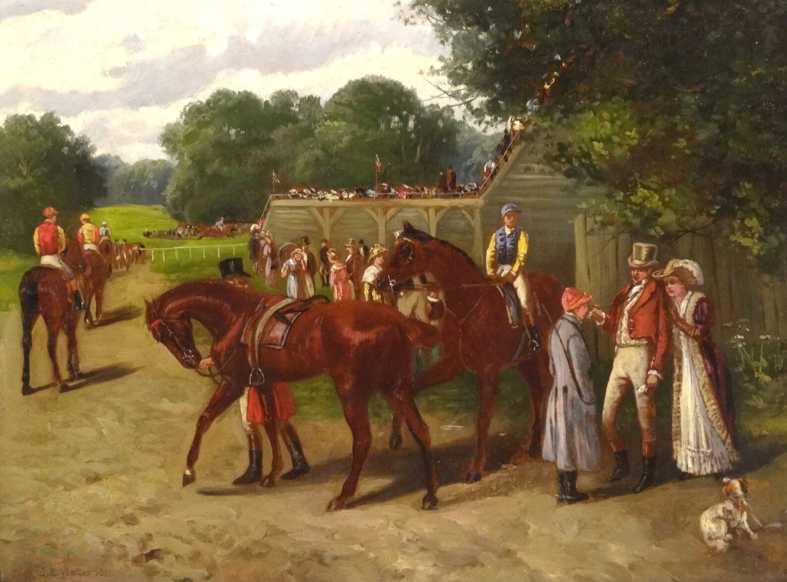 CarolArt Paintings and Video : Samuel Edmund Waller (1850 - 1903 ...