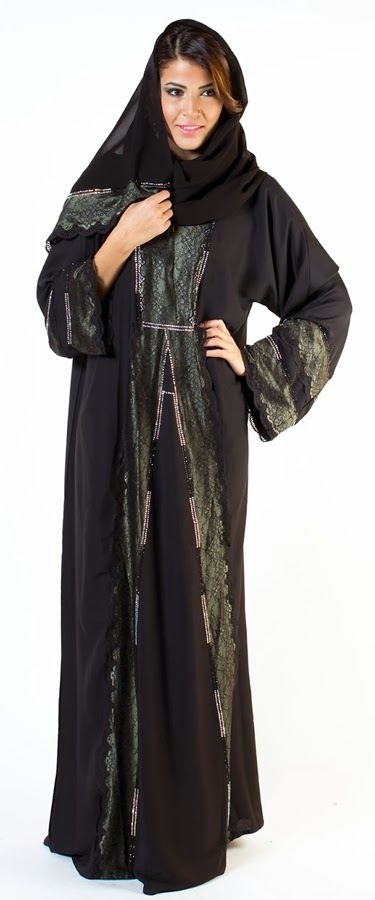 Best Saudi Abaya Collection 2014-2015 | Fancy Arab Abaya Designs