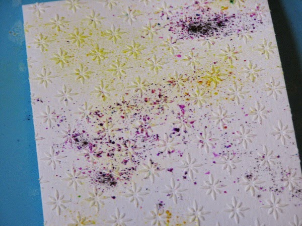 Ink Stains: Embossing & Color Burst