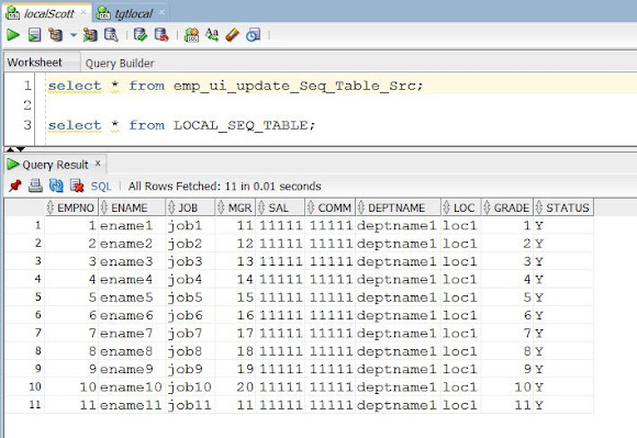 OSB : DB Adapter-Poll - Update sequencing table using Oracle Service Bus 12c