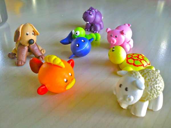 du Soleil dans le Coeur: animaux en fimo *** tierchen aus fimo