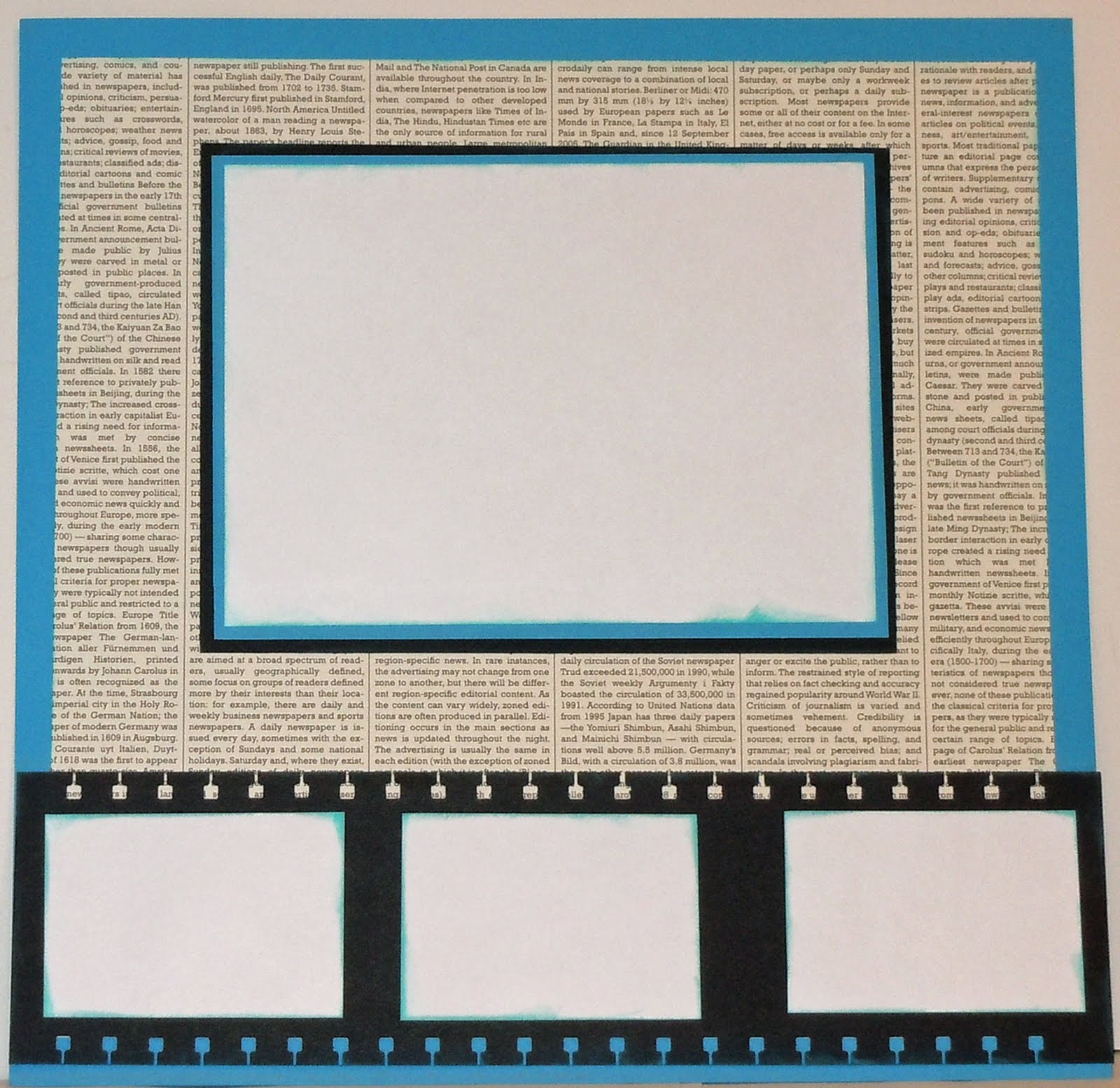 Cindy's Creations: Film Strip Layouts