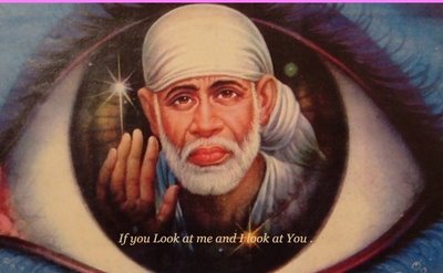 Lord & God: Sai Baba in eye Wallpapers