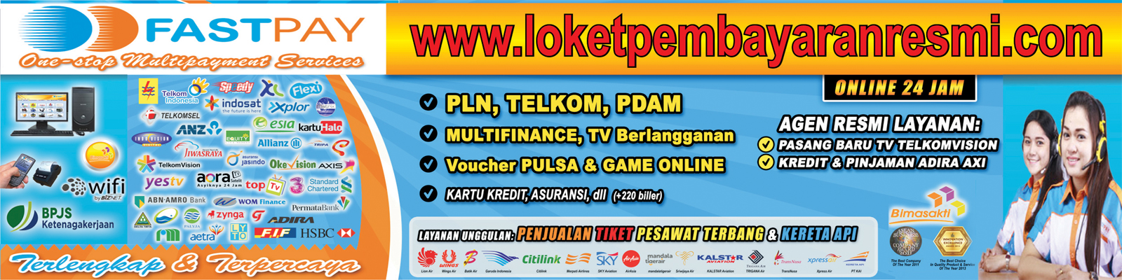 Loket Pembayaran Resmi (Fastpay) - Desa Mandikapau Timur