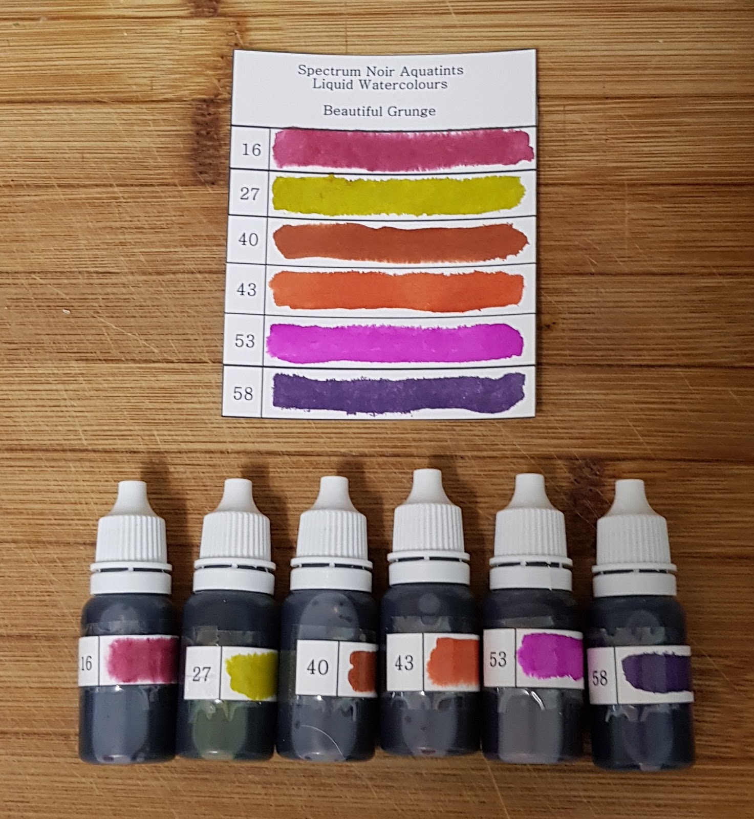 Spudtastic Designs UK: Spectrum Noir Aquatints ink Old Style