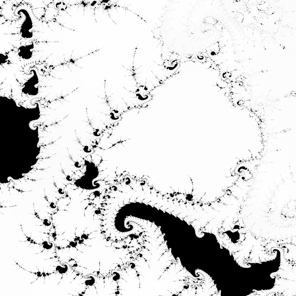 Irregular Mandelbrot fractals