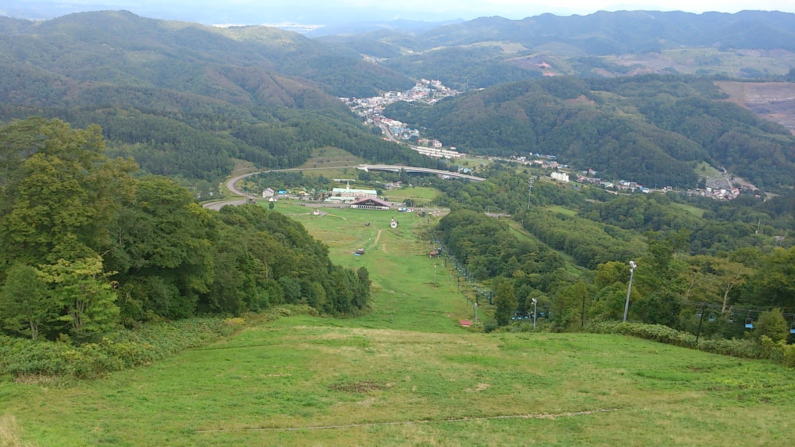 talk-hokkaido: From the peak of Mt. Kamoi(dake) in Utashinai City