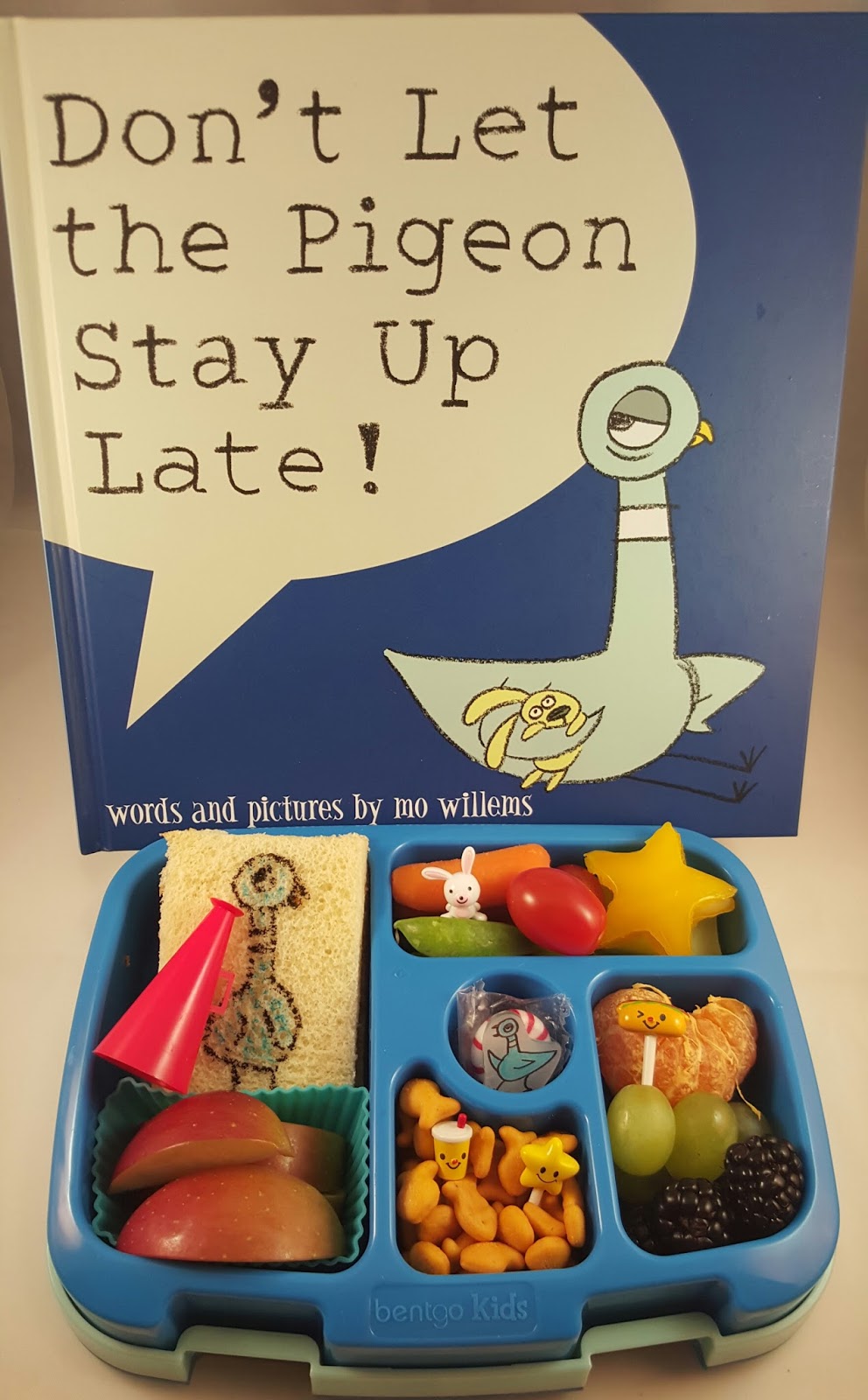 A Lunch Inspired by Mo Willems’ Don’t Let the Pigeon Stay Up Late ...