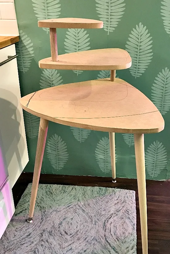 How to Make a Mid Century Modern DIY Side Table