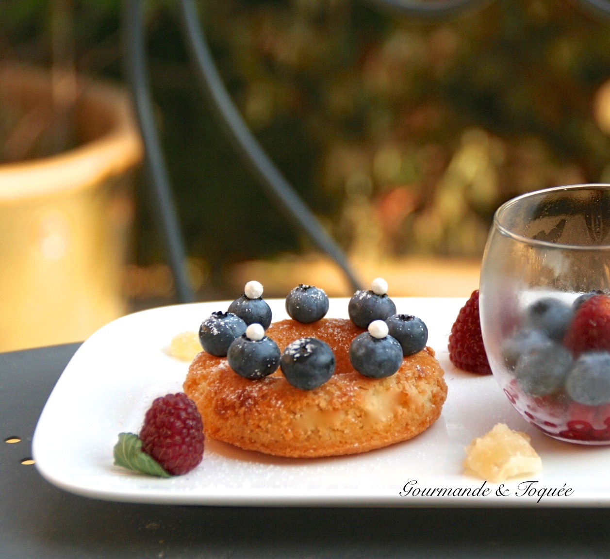 Gourmande&Toquée: Financier au gingembre et fruits rouges