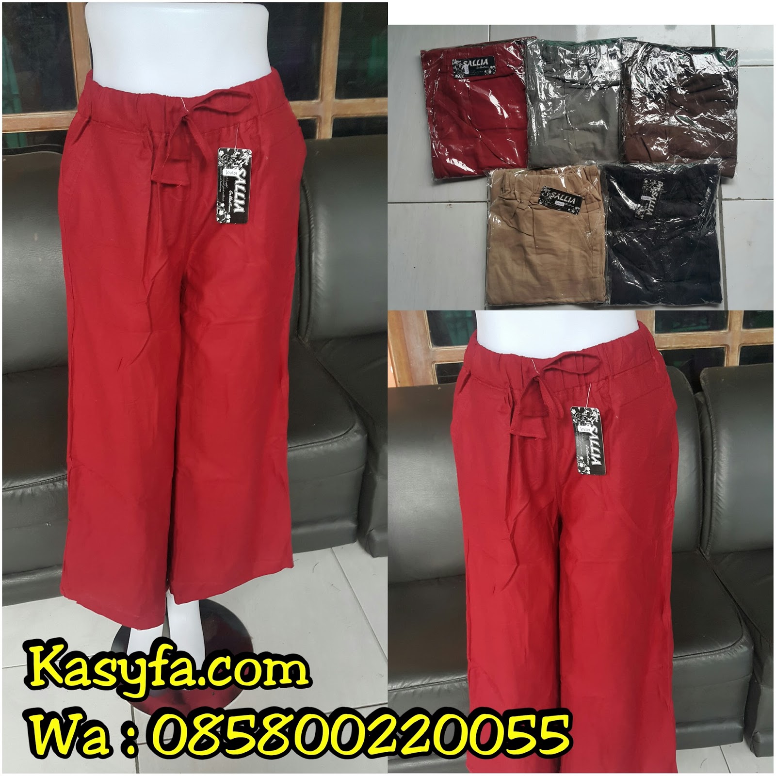 37+ Ide Terpopuler Model Celana Kulot Bahan Wolfis, Model Celana Kulot