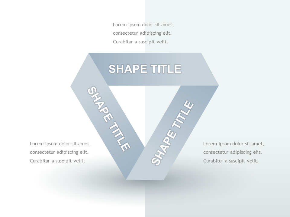 Inverted Triangle Concept Circulation PowerPoint Templates - PowerPoint ...