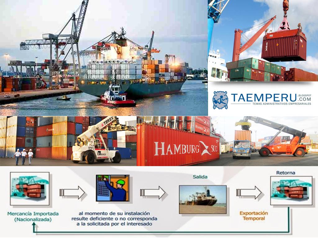 EXPORTACIÓN TEMPORAL PARA PERFECCIONAMIENTO PASIVO - TAEM PERU