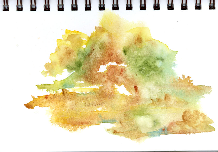 sbwatercolors and sketching: Spontaneous Painting Following Steve ...