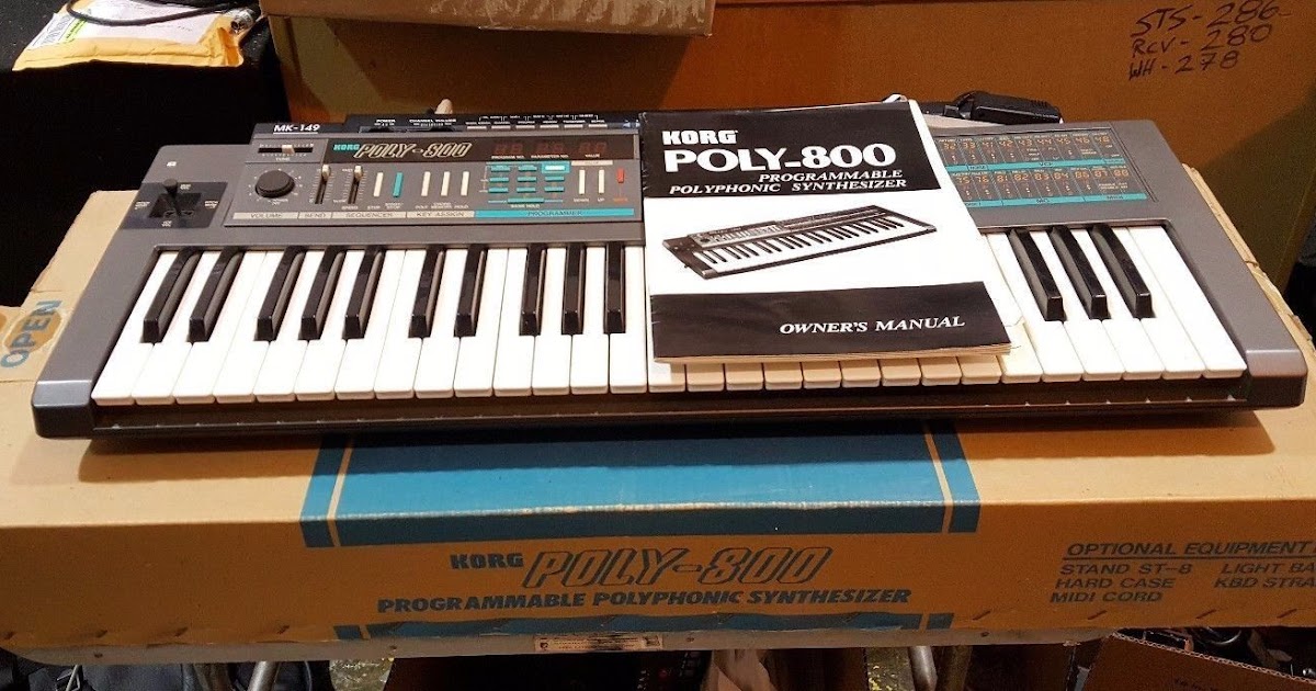 MATRIXSYNTH: KORG POLY-800 Programmable Polyphonic Synthesizer with ...