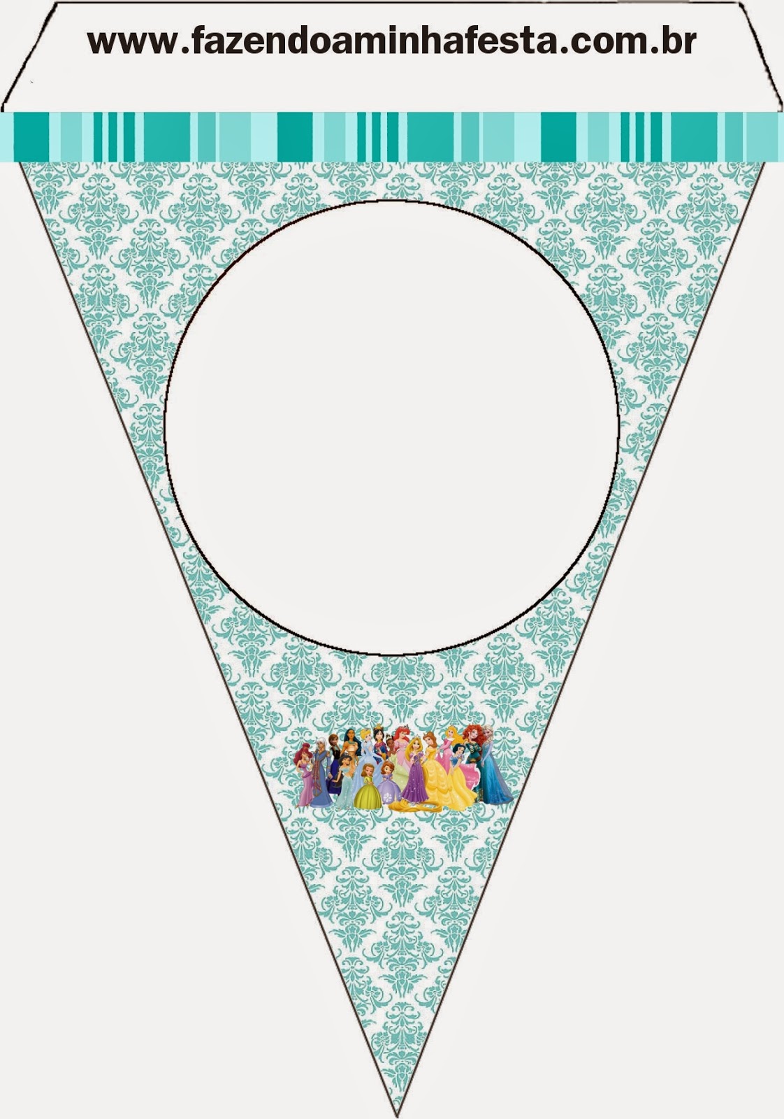 All Disney Princess: Free Party Printables. - Oh My Fiesta! in english