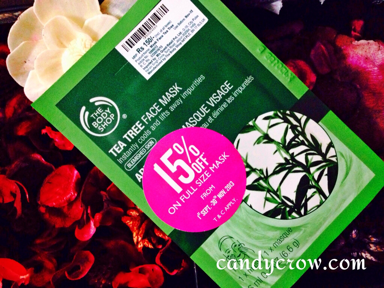 The Body Shop Tea Tree Face Mask review - Candy Crow