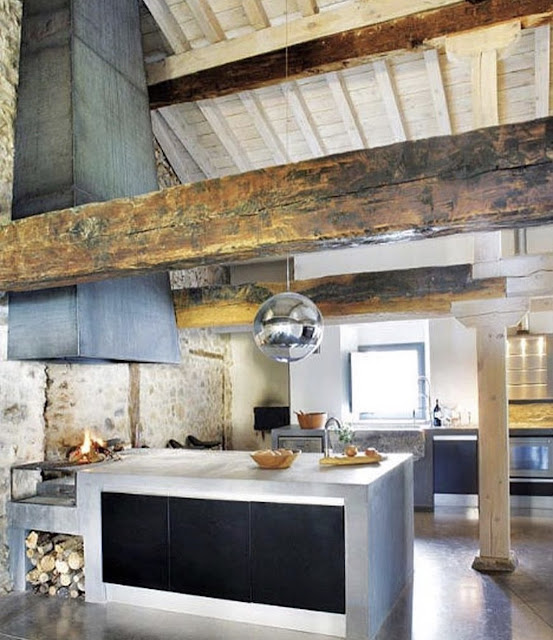 5th and state: Hand Hewn Beams