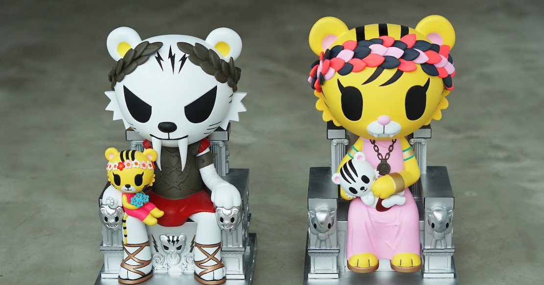 tokidoki x 8oz Giant Tiger Family Sculpture Collectibles for Sept 9 Release