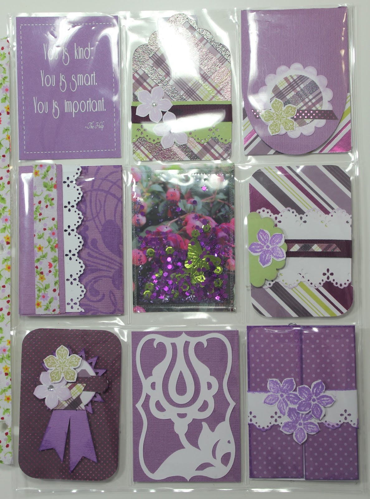 all things beautiful: Purple Pocket Letters