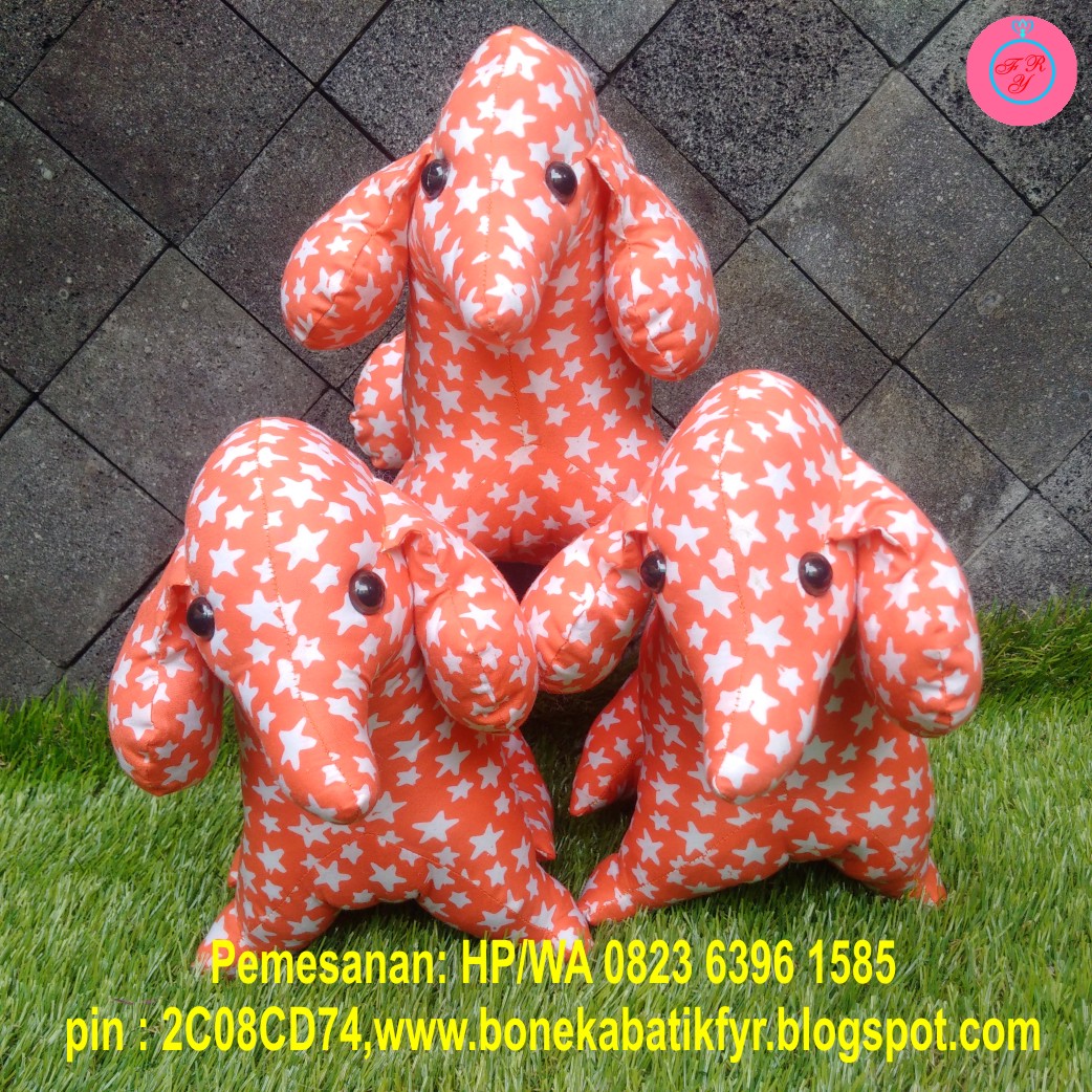 Jual boneka batik, Jual boneka batik hewan, Jual boneka batik kain perca