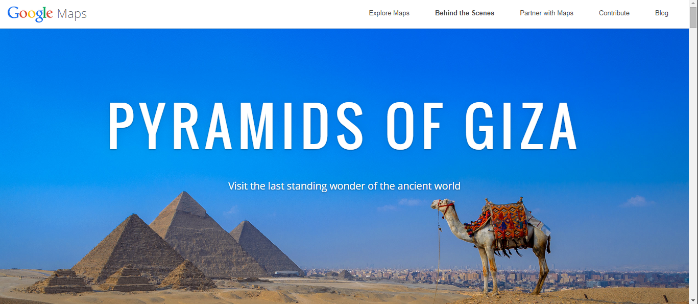 Pyramids Of Giza On Google Maps ~ BytesPedia