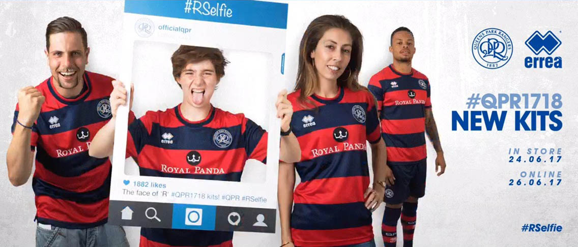 Errea Queens Park Rangers 17-18 Home, Away & Third Kits Released ...