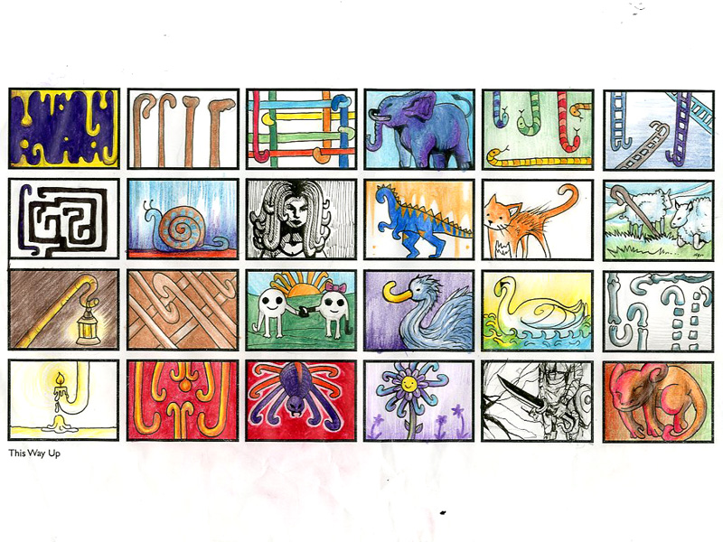 Graphic Design and Illustration: '100 Ideas' - Year 1 Project