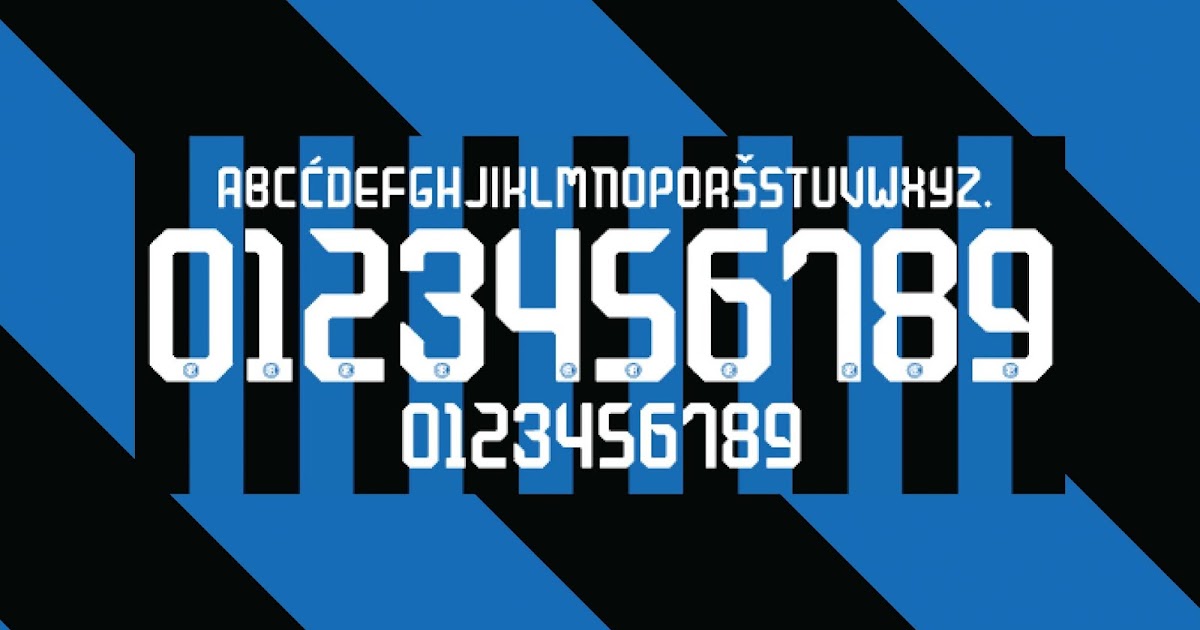 Nike Inter Mailand 19-20 Trikot-Schriftart Veröffentlicht - Nur Fussball
