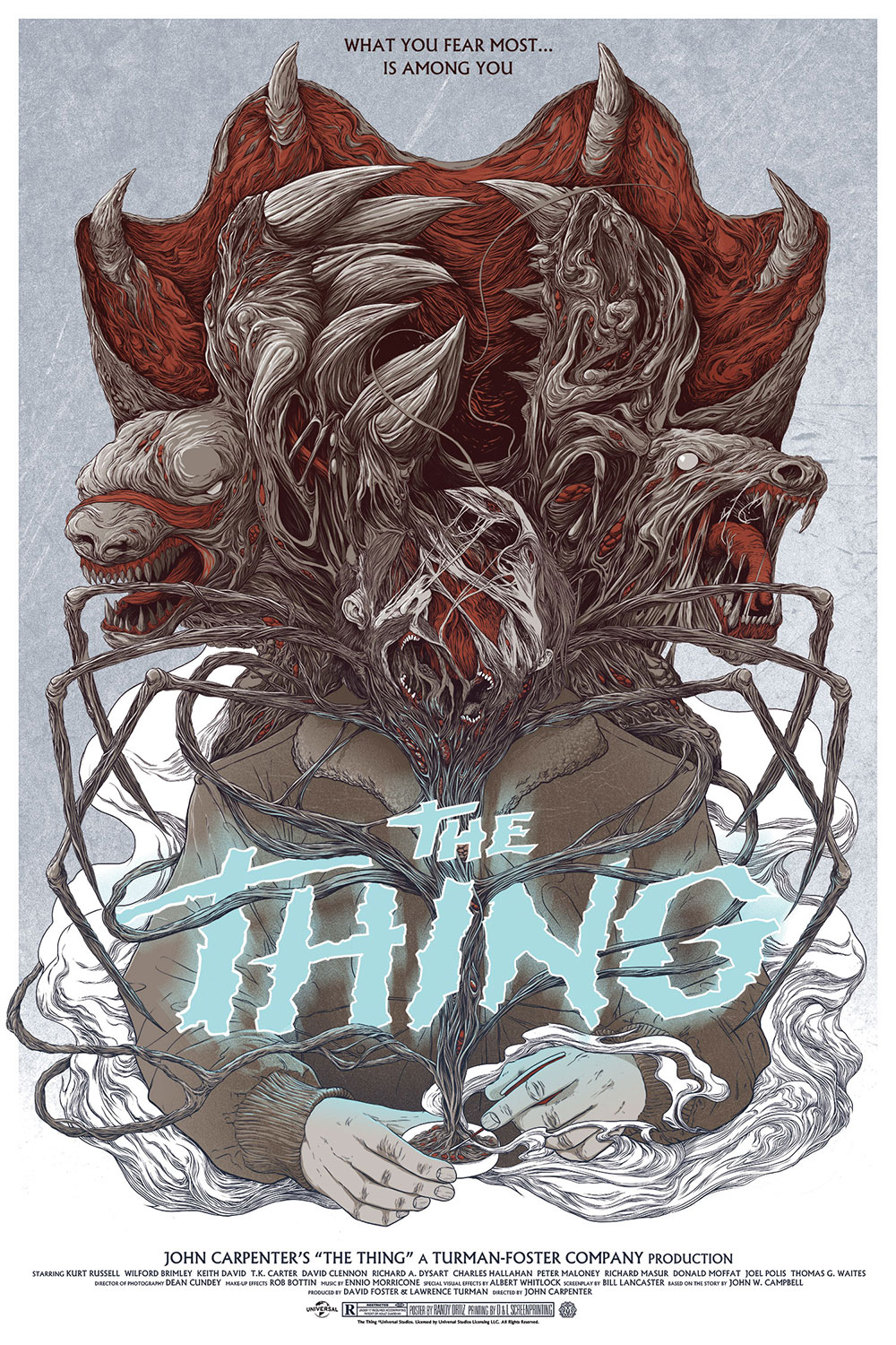 INSIDE THE ROCK POSTER FRAME BLOG: The Thing Movie Poster by Randy ...