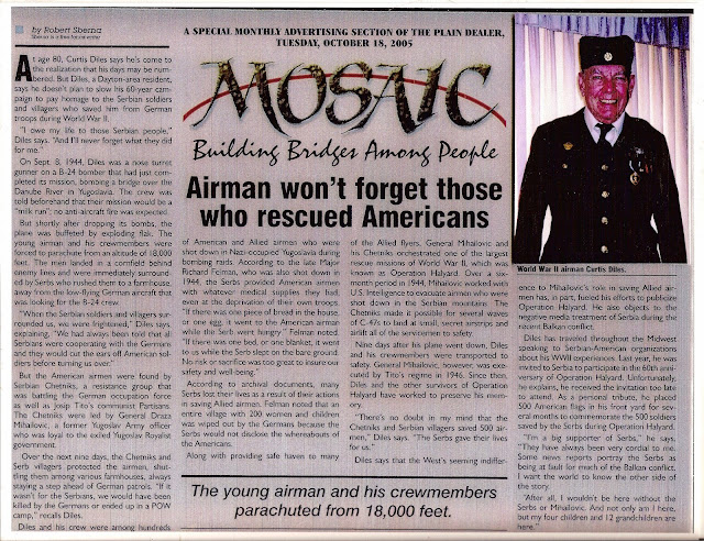 General Draža Mihailovich: "THE SERBS GAVE THEIR LIVES FOR US." - WWII ...