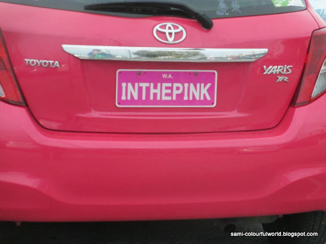 COLOURFULWORLD: Personalised Number Plates I