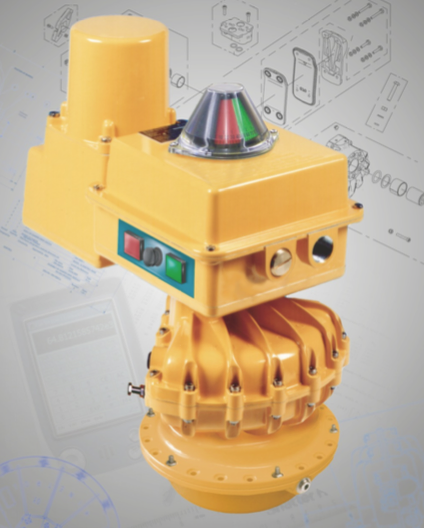 1/4 Turn Electrohydraulic Valve Actuators | Kinetrol Pneumatic Rotary ...
