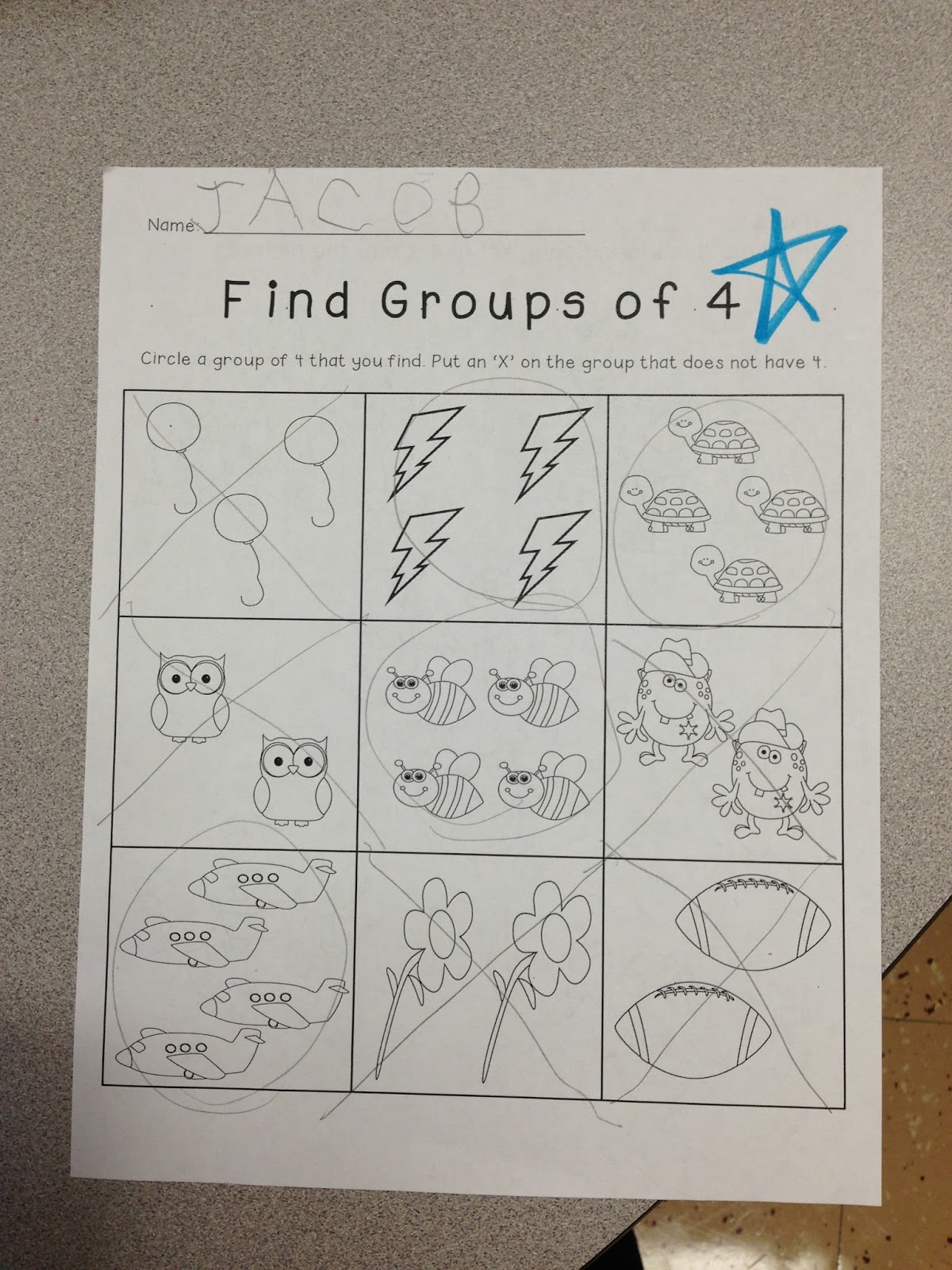 All About Number 4 with Pete the Cat & FREEBIES