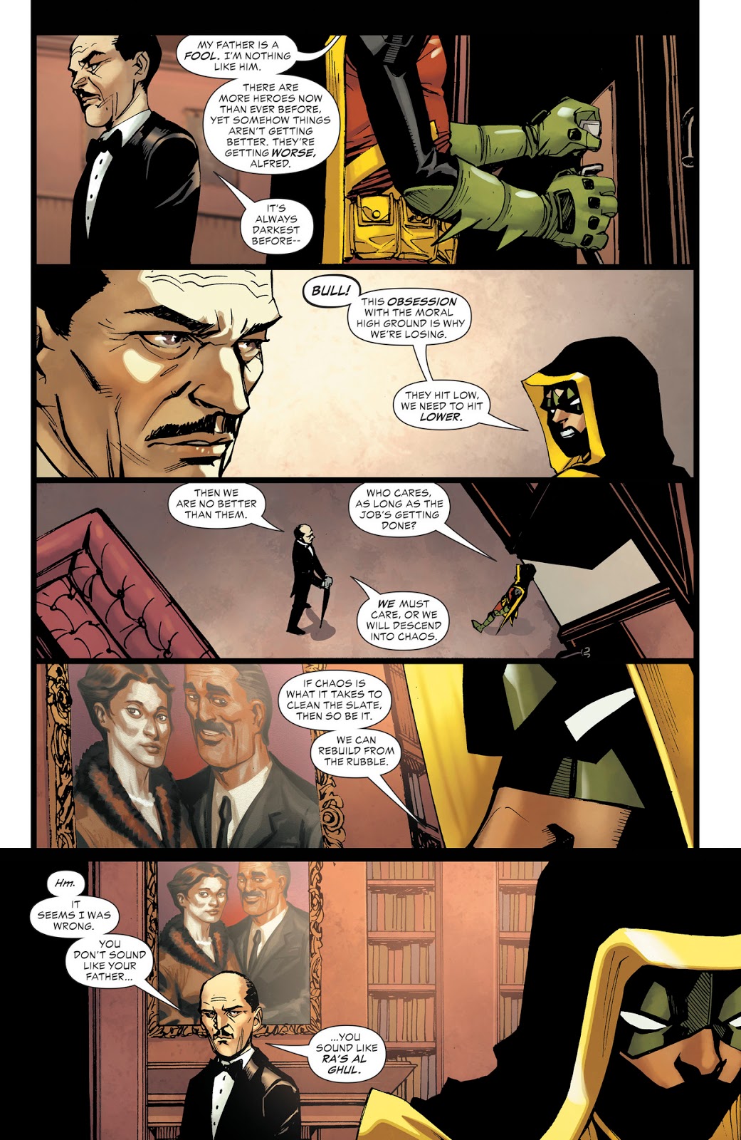 Exploring The Time Lab: The Damian and Alfred confrontation