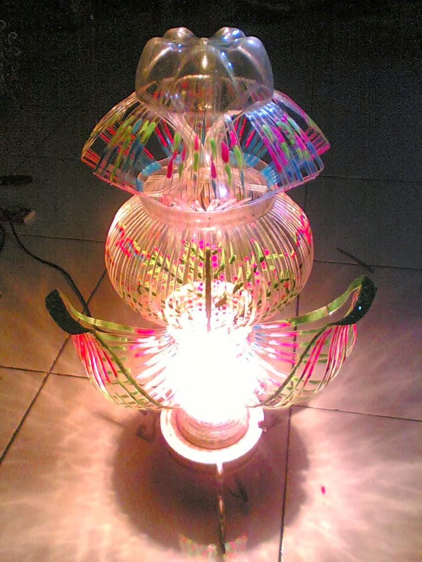 LAMPU CANTIK DARI BOTOL BEKAS