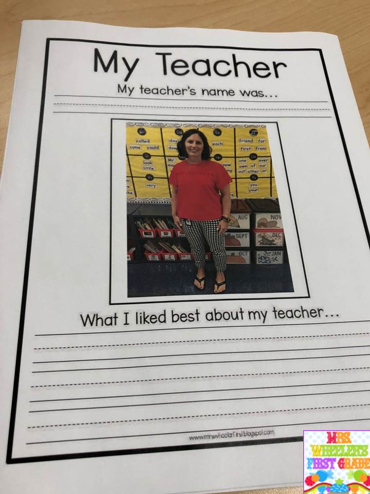 End Of Year Ideas | Mrs. Wheeler's First Grade Tidbits | Bloglovin’