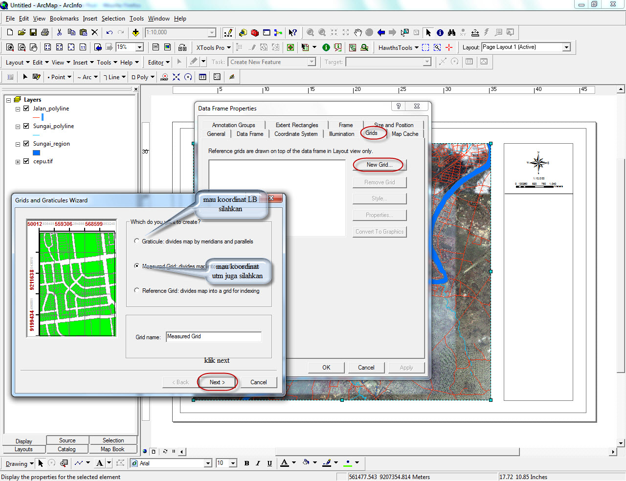 GEO'S: TUTORIAL LAYOUT PETA DI ARCMAP