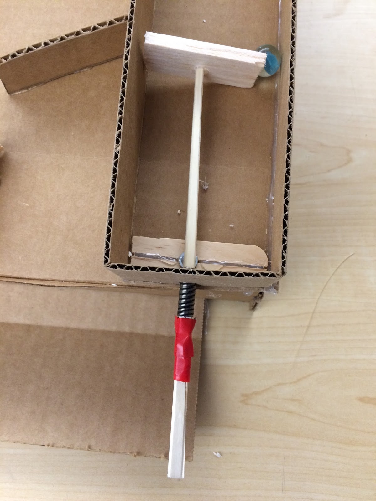 Cardboard Pinball Game